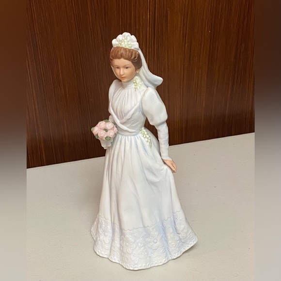 Home Interiors | Accents | Homco Vintage Porcelain Bride Ladie Figurine ...